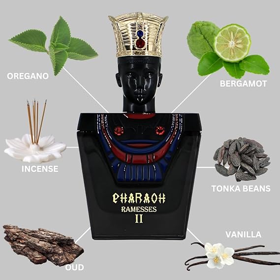 Bharara Pharaoh Ramsés II Parfum Spray 100ML (3.4 oz) - Dopamina Shop